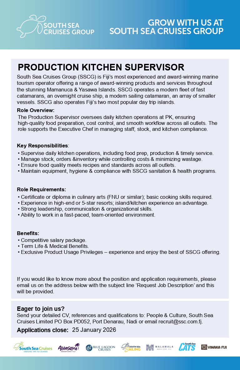 Production Kitchen Supervisor – SPTOJobsLink